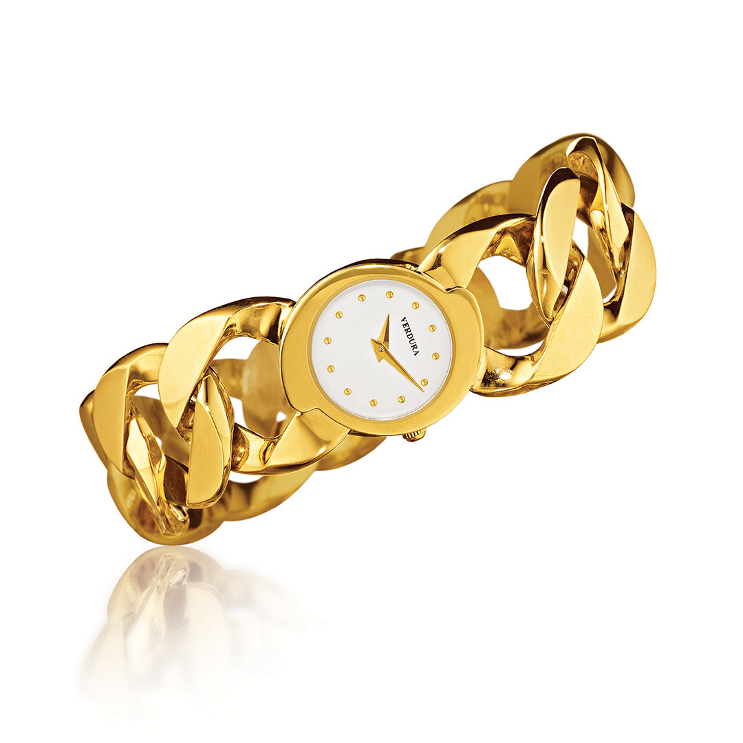 Curb Link Bracelet Watch Verdura